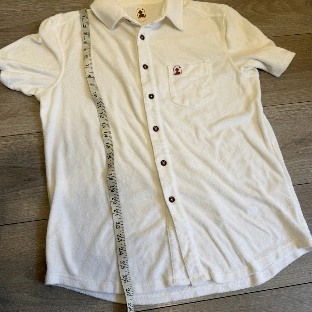 Dandy Del Mar | Shirts | Dandy Del Mar Mens Terry Cloth Shirt M Ivory ...